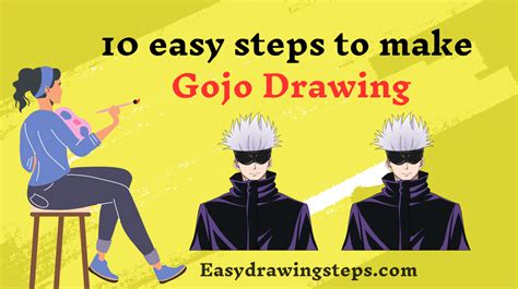 Gojo Drawing Full Body Archives Easy Drawing