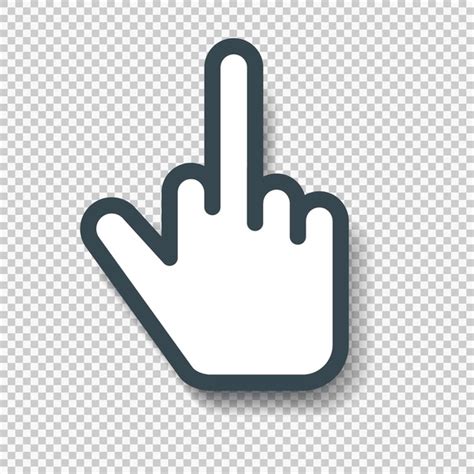 1321 Cursor Finger Middle Royalty Free Photos And Stock Images