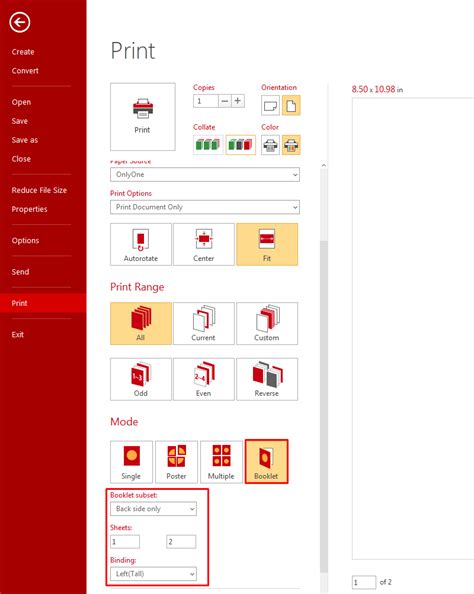 printing a pdf document pdfescape