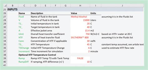 Modelling With Excel Part 4 Batch Heating And Cooling Features The