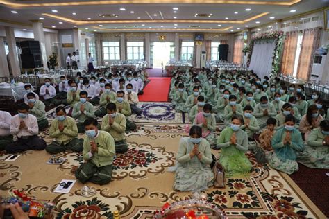 အထွေထွေအုပ်ချုပ်‌ရေးဦးစီးဌာန၏ ၃၅ နှစ်မြောက် နှစ်ပတ်လည်‌နေ့ အထိမ်းအမှတ် သံဃာတော်များအား နေ့ဆွမ