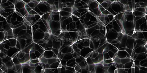 Shiny Rays Reflections In The Water Water Caustics On Black