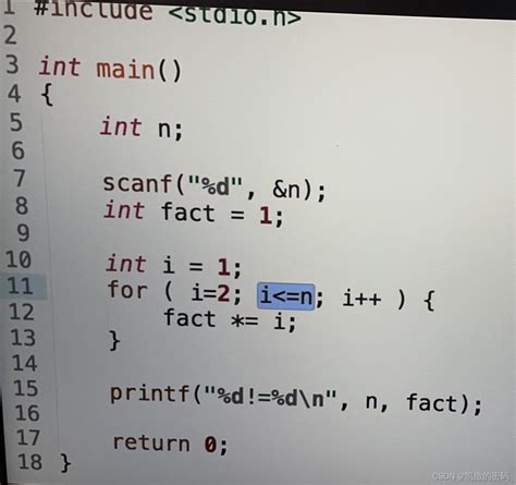 C语言：阶乘的运算c语言阶乘 Csdn博客