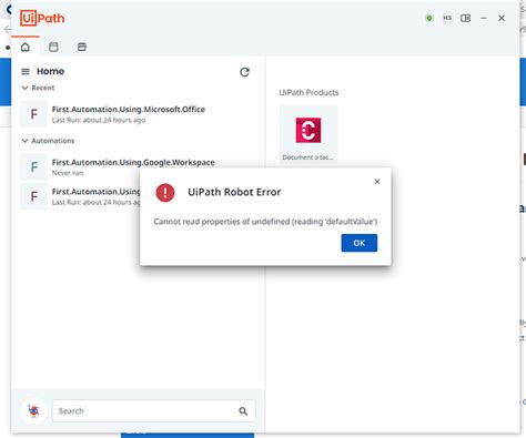 Uipath Robot Errorcannot Read Properties Of Undefined Redaing