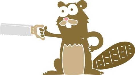 Beaver Log Vector Art Icons And Graphics For Free Download