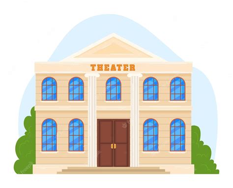 Theater Buildings Clip Art Library