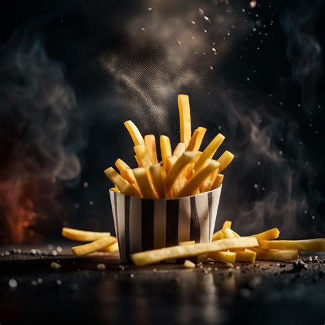 Premium Photo A Delicious Hot French Fries