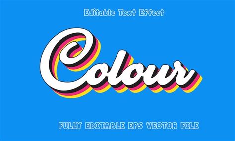 Premium Vector Editable Text Effect In Modern Trend Style