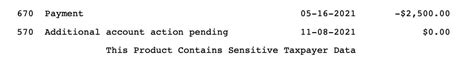 Irs Code 570 On Acct Transcript Since 2 Months Refund Yet To Come Rtax