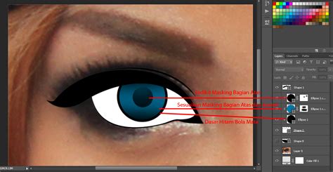 Tutorial Cara Membuat Vector Mata Dengan Photoshop BELAJAR EDIT BERSAMA