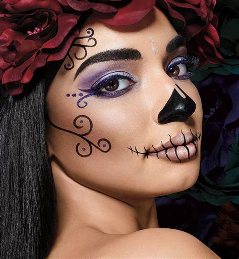 Pretty Sugar Skull Makeup Festival Makeup Inspiration