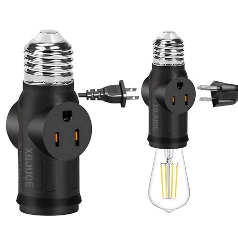Outdoor Socket To Outlet Adapter Philips 3 Outlet T Shaped Adapter