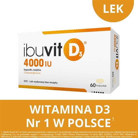 Ibuvit D3 4000 Iu Wzmocnienie Odporności Uzupełnienie Niedoboru