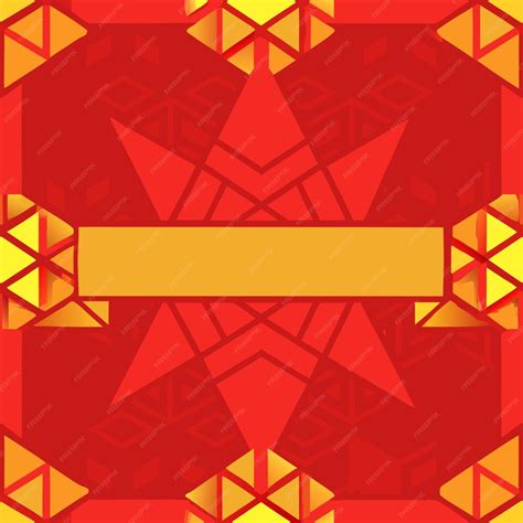 Red Gradient Pattern Vector Illustration Premium Ai Generated Vector