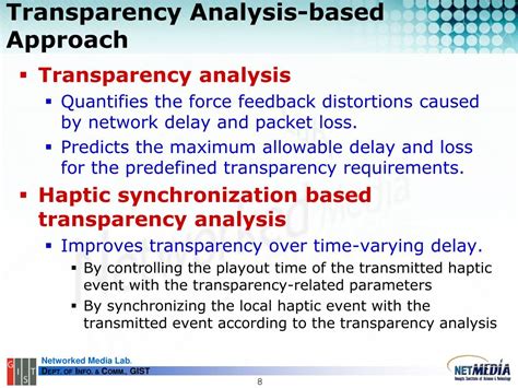 Ppt Transparency Analysis And Haptic Synchronization Scheme For Force Reflecting Teleoperation