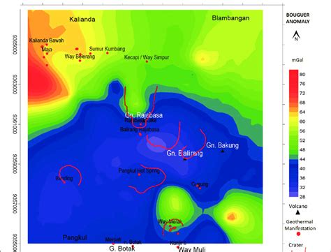 Bouguer Anomaly Geothermal Prospect Area In Rajabasa Area Download Scientific Diagram