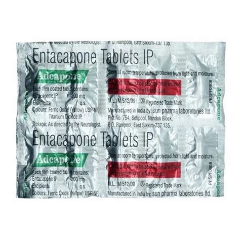 Entacapone 200mg Tablets At Best Price In Nagpur By Radical Enterprises