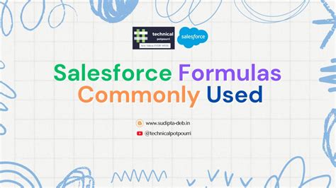 Commonly Used Salesforce Formulas Good To Know Technical Potpourri From Sudipta Deb