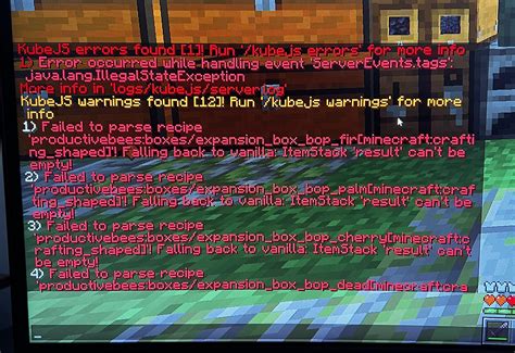 Anyone Know What These Kubejs Errors Are Trying To Tell Me Atm9 Rallthemods