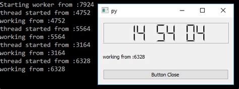 Python Qtimer On A Qthread Stack Overflow