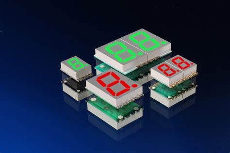 SMT Seven Segment LED Displays Operate At Up To C