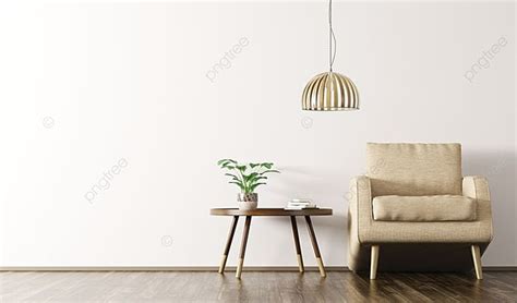 베이지색 안락 의자가 있는 현대적인 스칸디나비아 거실 인테리어 배경 및 무료 다운로드를위한 그림 Pngtree
