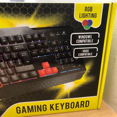 Pre Owned Overdrive Gaming Python Rgb Gaming Keyboard Overdrive Gaming