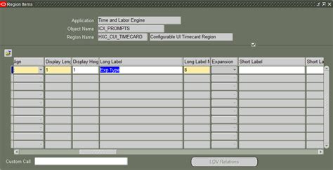 Oracle Apps Diary Oracle Time And Labor Layouts Changing Prompts