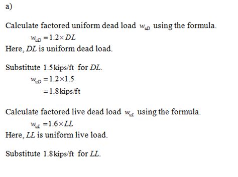 Solved Figure P6 9 Shows An Interior Span Of A Continuous Beam The 1 Answer