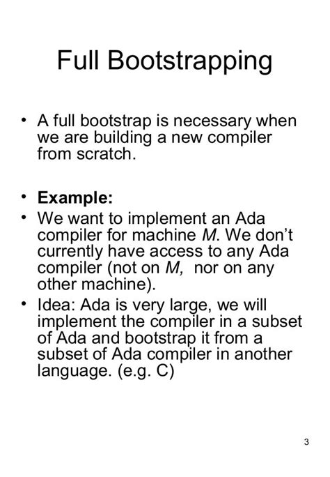 Compiler Interpreter Andbootstrapping
