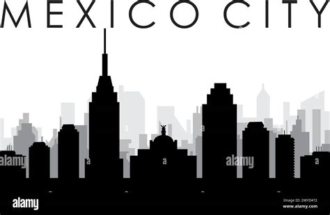 Cityscape Skyline Panorama Of Mexico City Mexico Stock Vector Image And Art Alamy