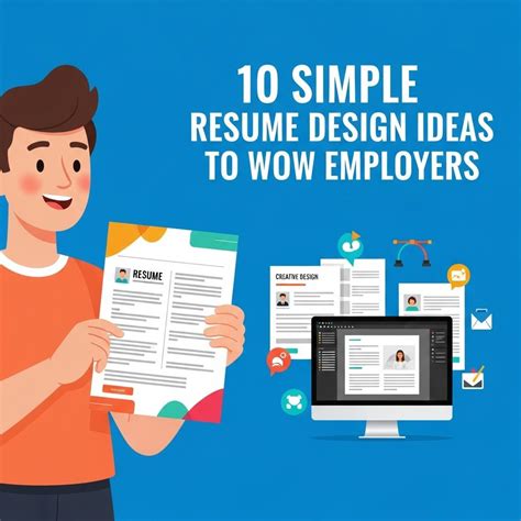 10 Simple Resume Design Ideas To Wow Employers Graphic Eagle
