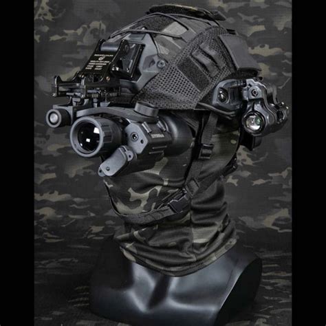 Head Mounted Pvs 14 Micro Light Infrared Monocular Night Vision Device