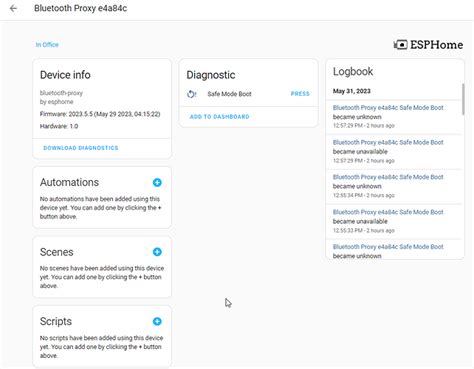 Bluetooth Proxy Esp32 Not Detecting Devices Esphome Home