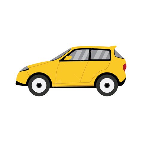 노란 차 벡터 자동차 평면 디자인 노란색 Png 일러스트 및 벡터 에 대한 무료 다운로드 Pngtree