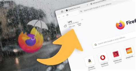 Firefoxs New Tab Weather Widget How To Try It Now Omg Ubuntu