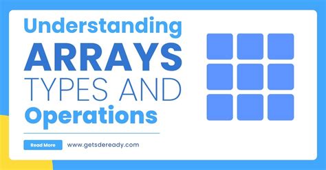 Understanding Arrays Types Operations And Applications