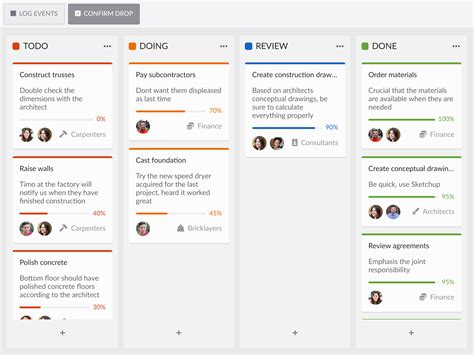 Bryntum Taskboard Column Drag Demo React
