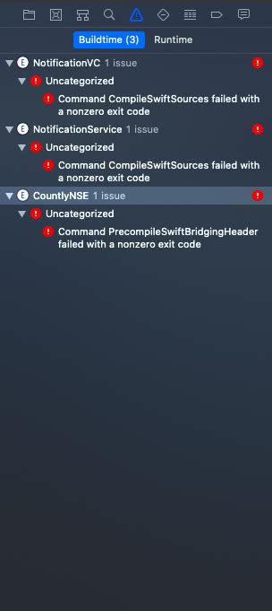 Ios Command Compileswiftsources Failed With A Nonzero Exit Code