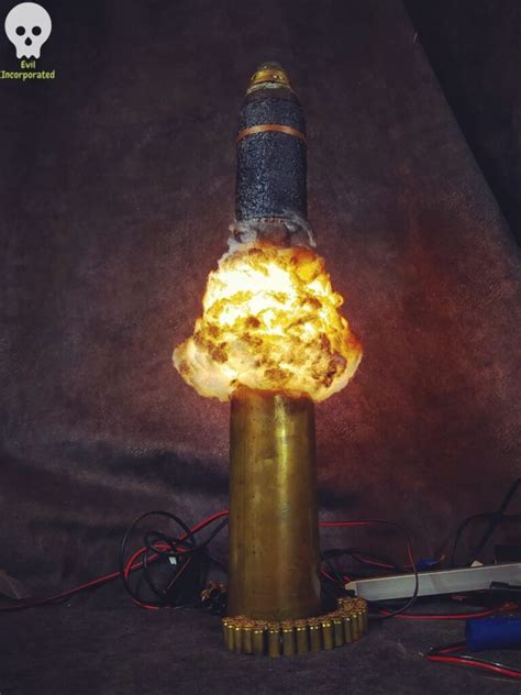 Artillery Shell Simulation Lamp Evil Inc Custom Weapon Workshop