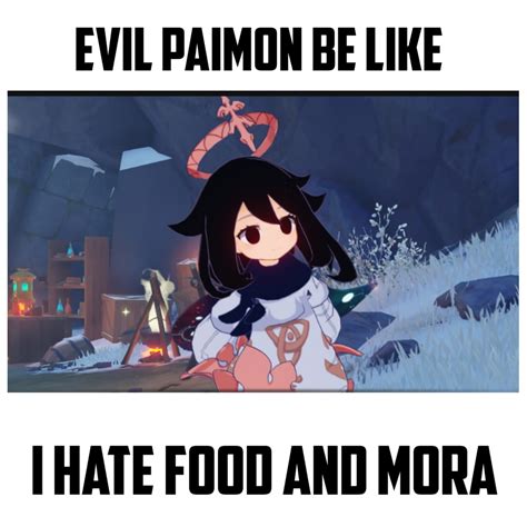 Evil Paimon R Genshin Memepact