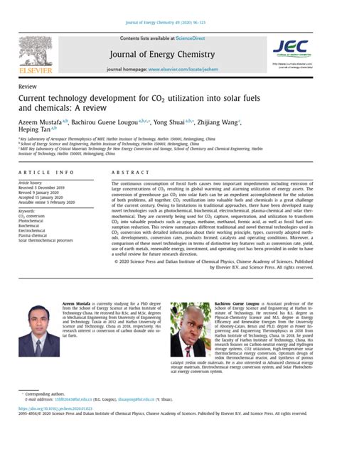 Technology Development For Co2 Utilization Pdf Carbon Capture And Storage Carbon Dioxide