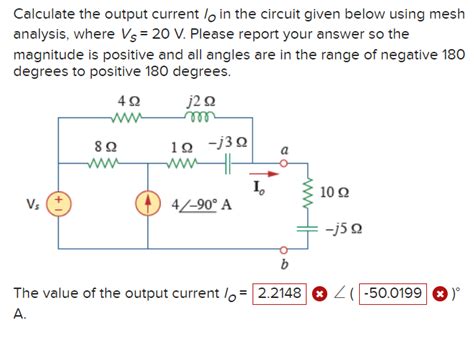 Solved Calculate The Output Current Loin The Circuit Given Chegg Com