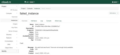Instances Research Computing Documentation