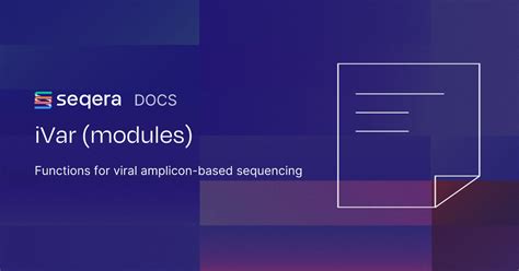 Ivar Seqera Docs