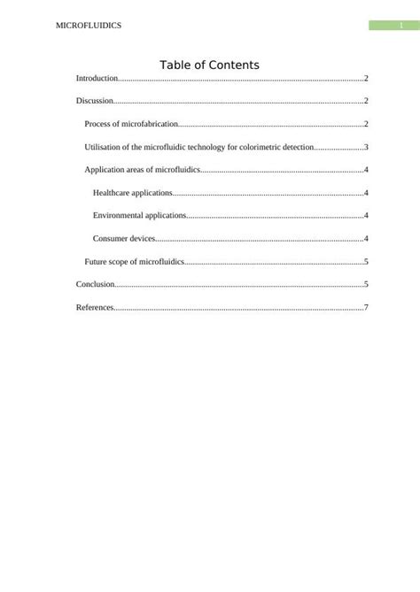 Microfluidics And Colorimetric Detection Report Overview