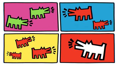 Keith Haring Dog Wallpaper Keith Haring Comic Strip Wallpaper