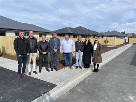 Official Opening Kainga Ora Development Timaru Stonewood Homes Nz