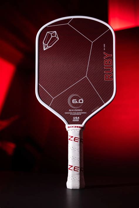 Vợt Pickleball Six Zero Ruby White And Red Sự Lựa Chọn Hoàn Hảo Cho Người Chơi