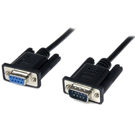 StarTech 2m Black DB9 RS232 Serial Null Modem Cable F M SCNM9FM2MBK 65030850506 EBay